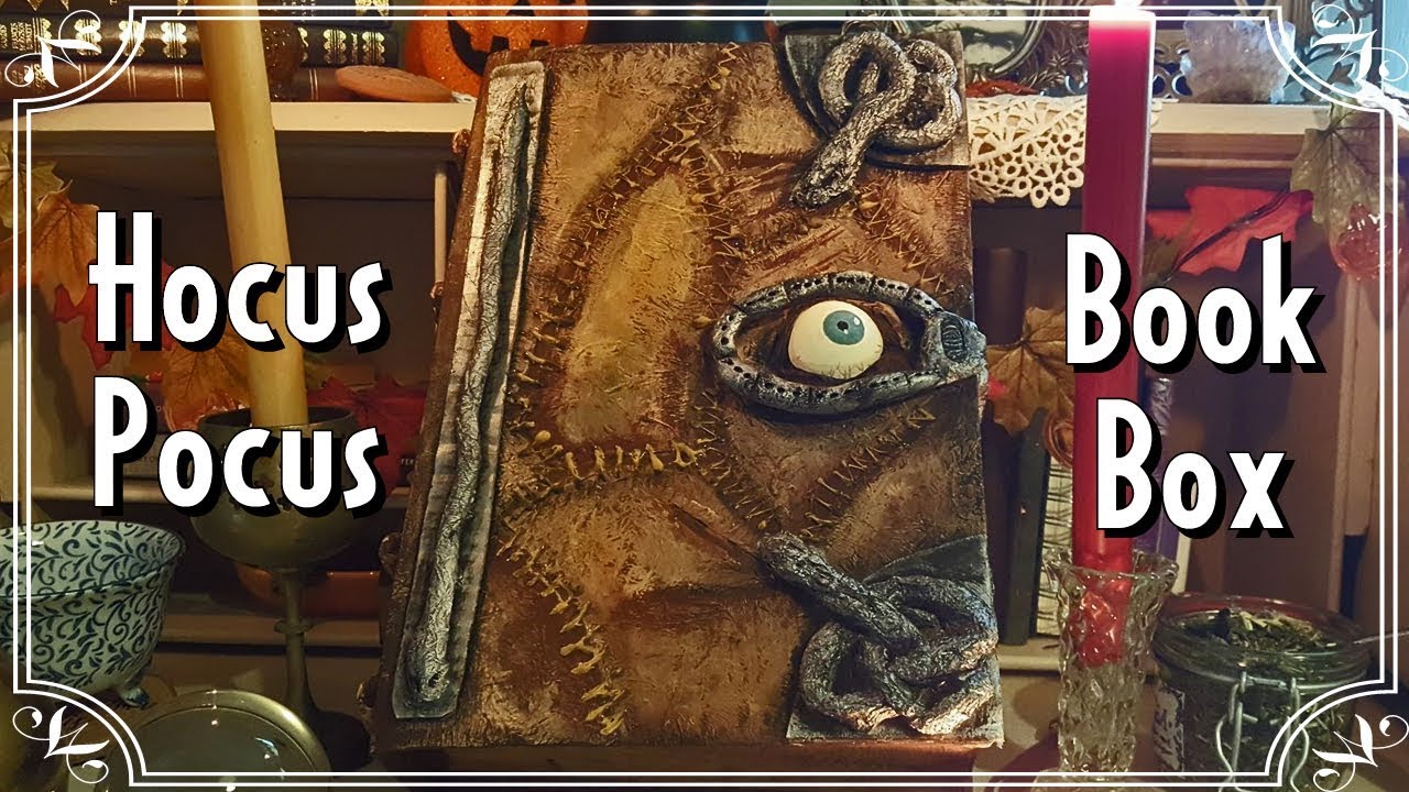 Hocus Pocus Book Box Tutorial 🎃 🎃 🎃 - YouTube