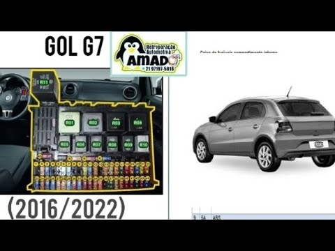 Diagrama elétrico Gol g7 2016/2022 #volkswagen - YouTube