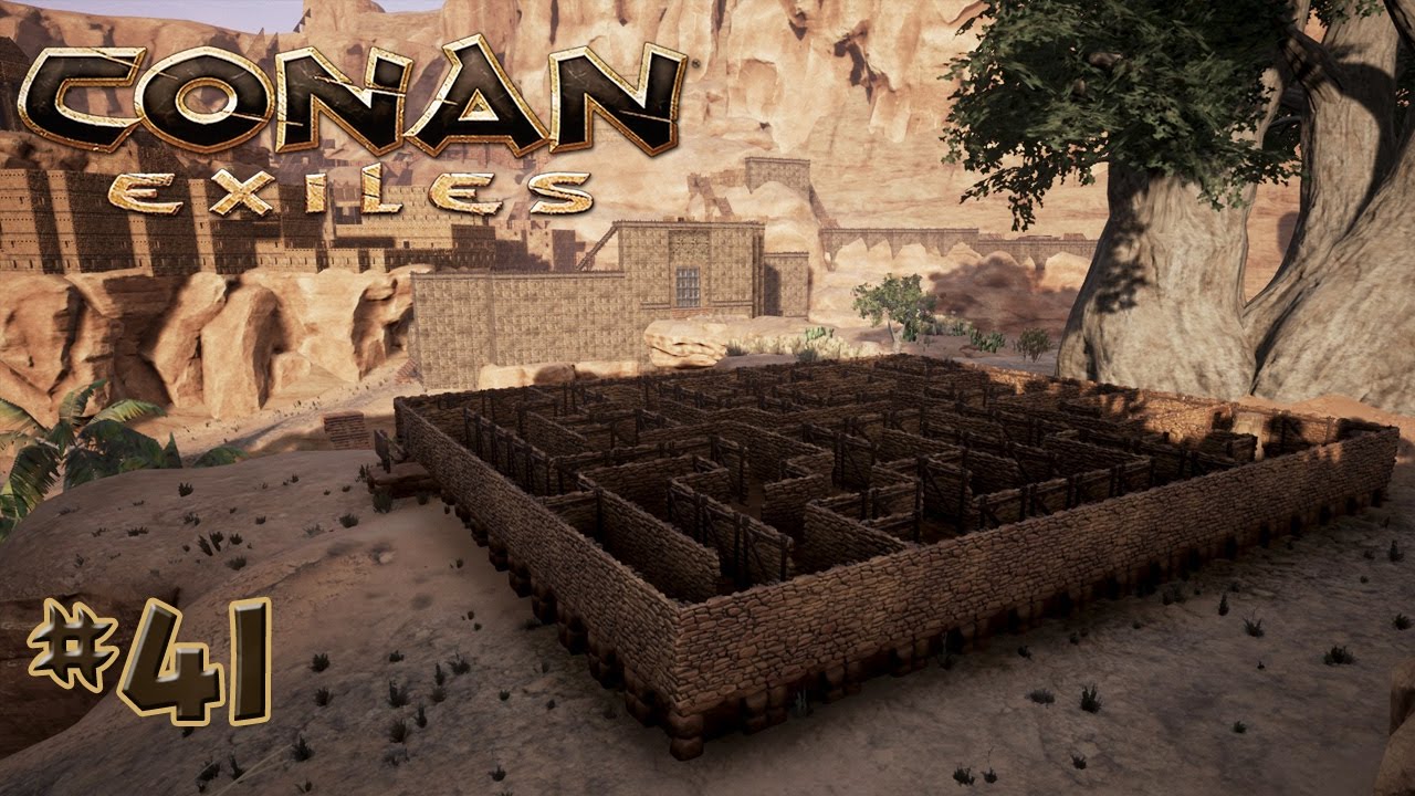 Conan Exiles 41 • Das Labyrinth • Gameplay German • Deutsch Youtube