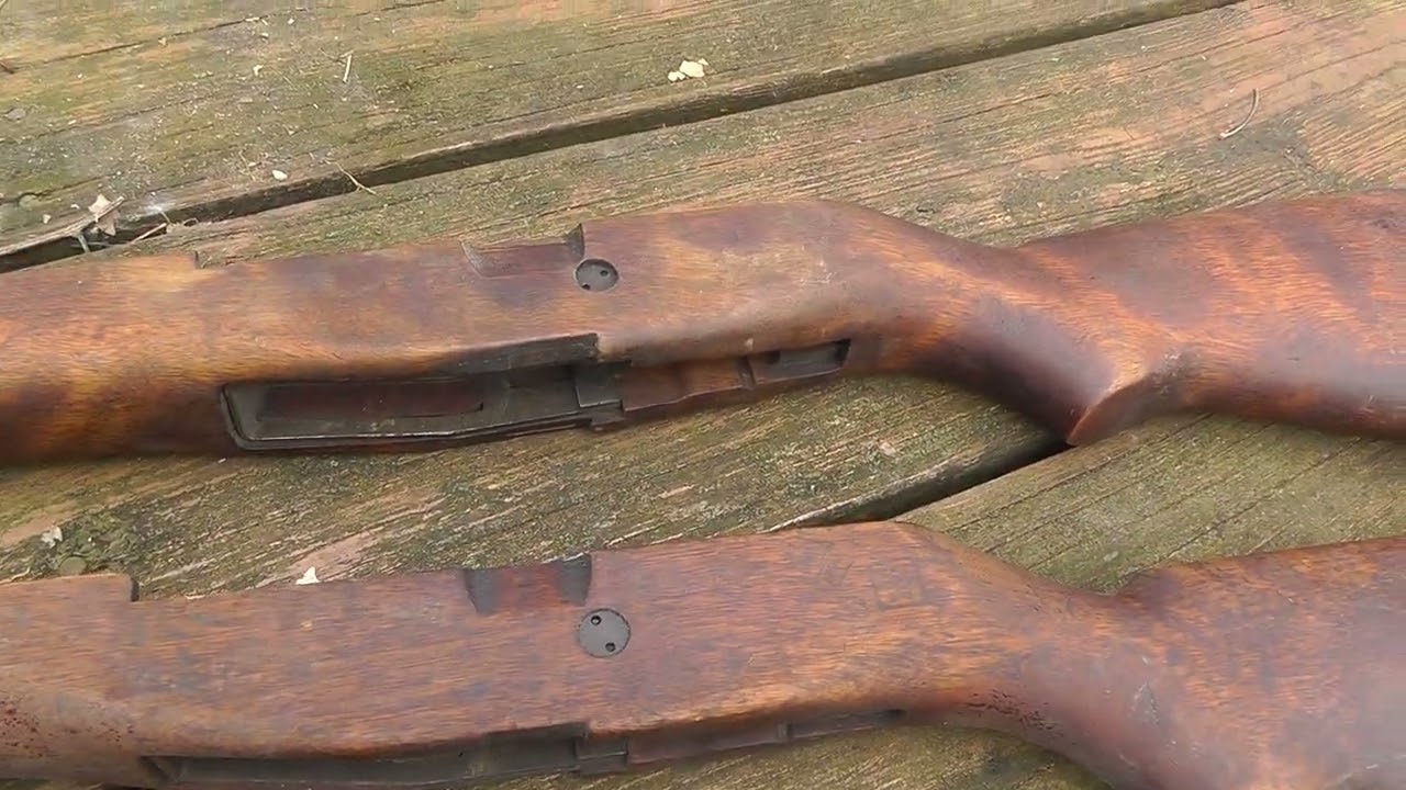 M14 Big Red Rifle Stock Compared to a Standard Stock - YouTube