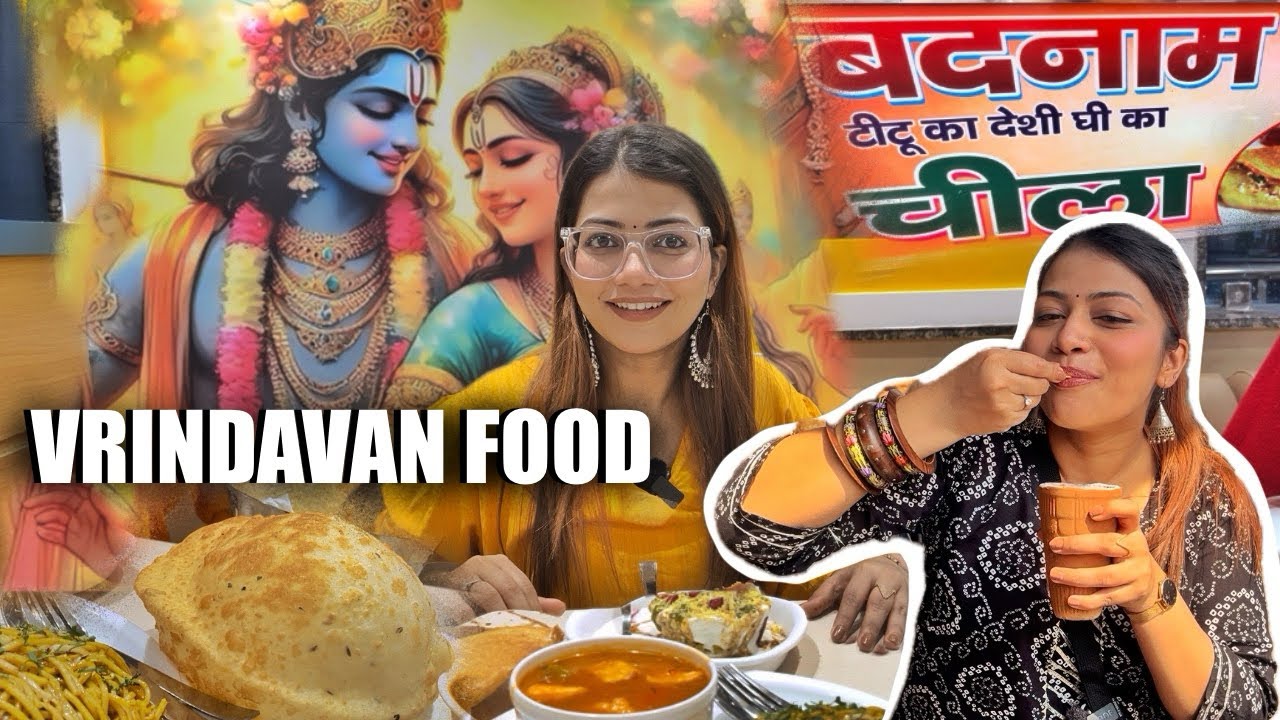Best Mathura and Vrindavan Food Tour| Cheela, Peda, Lassi, Kachori and ...