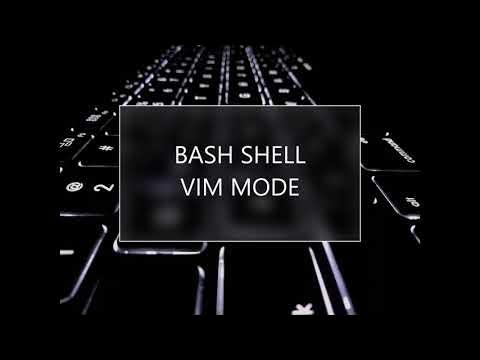 Bash shell - VIM key bindings - YouTube