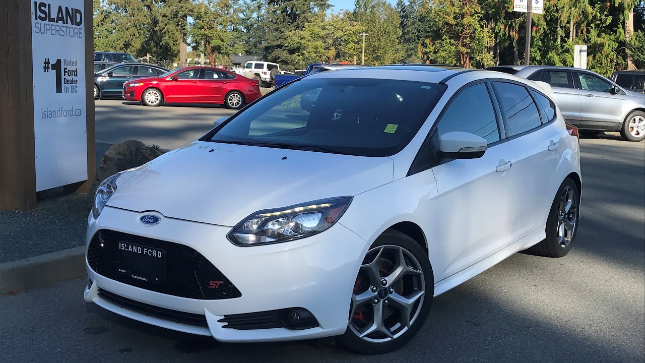 2014 Ford Focus ST W/ Moonroof, Heated Seats, Nav Review | Island Ford ...