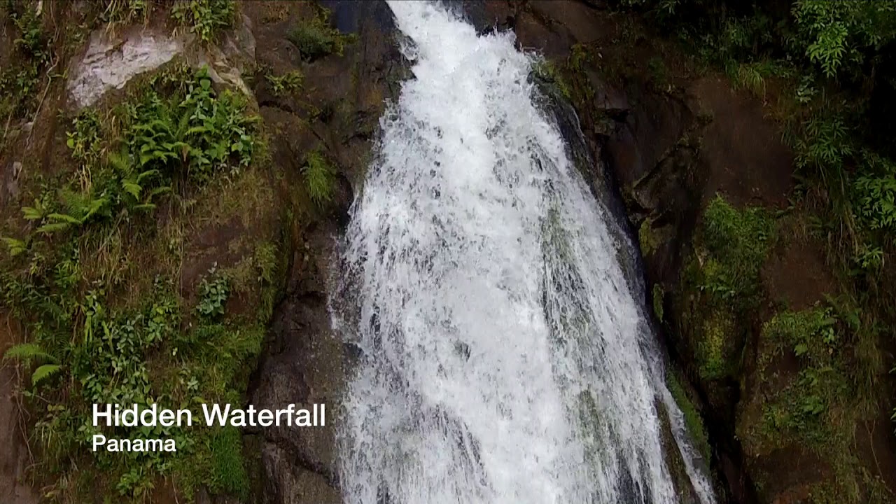 "Hidden Waterfall" in Panama - YouTube
