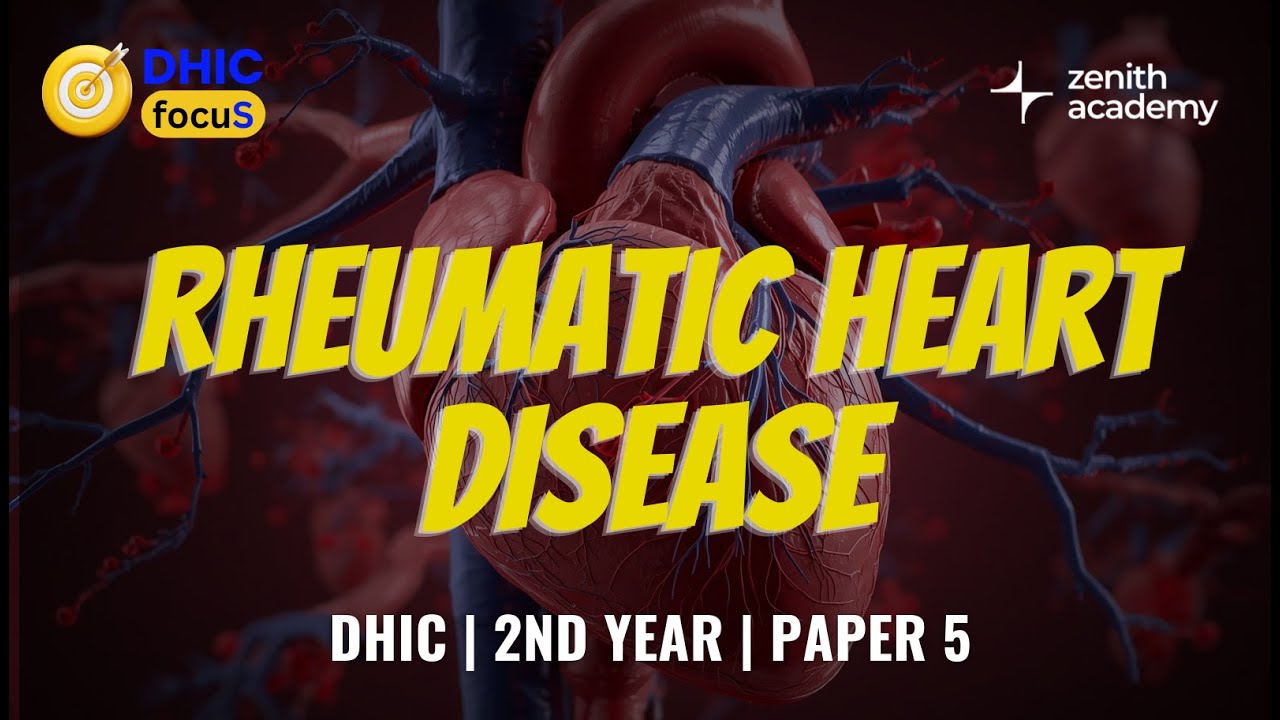 NON COMMUNICABLE DISEASES - Rheumatic Heart Disease | DHIC 2nd Year ...