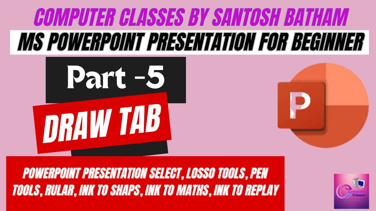 PowerPoint me Draw tab explain I #MS_PowerPointPart5 - YouTube