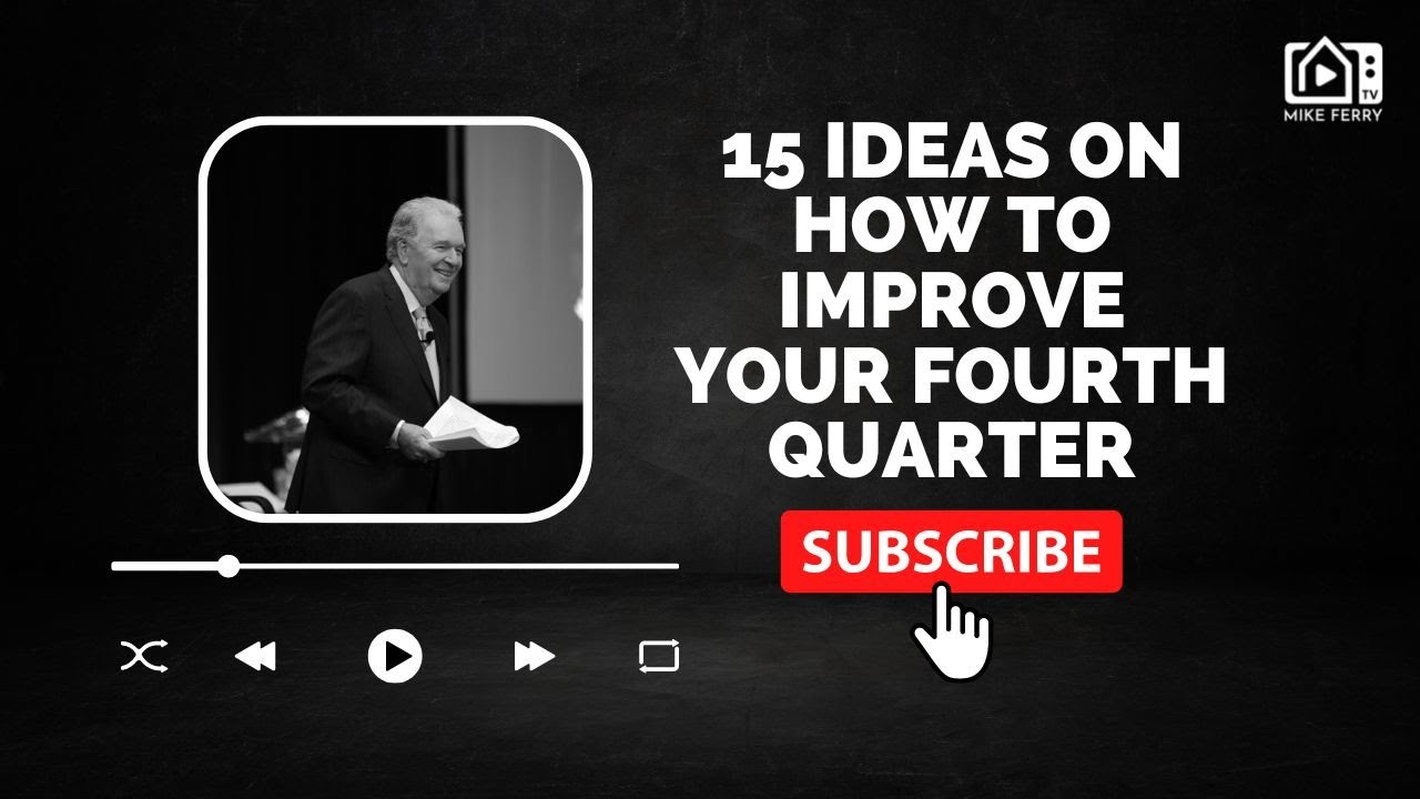 15 Ideas On How To Improve Your Fourth Quarter - YouTube