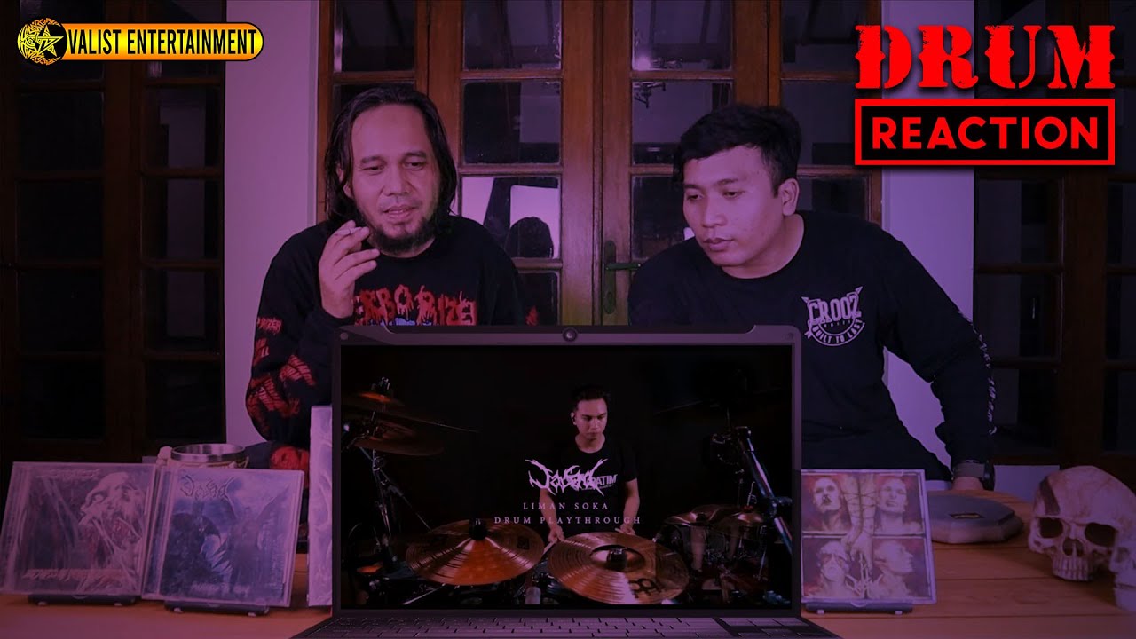 Drum Reaction - Oki Fadhlan ( JASAD - Liman Soka Drum Playthrough ) - YouTube