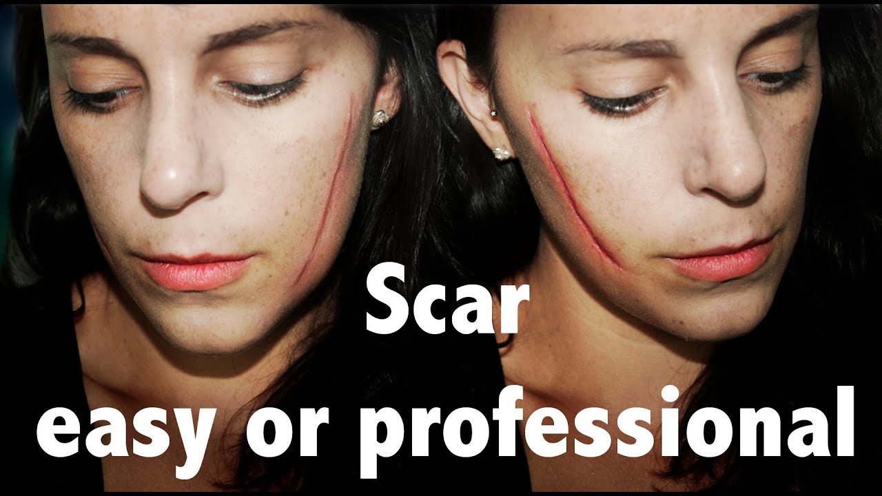 Halloween FX Makeup Scar easy or professional | Silvia Quiros - YouTube