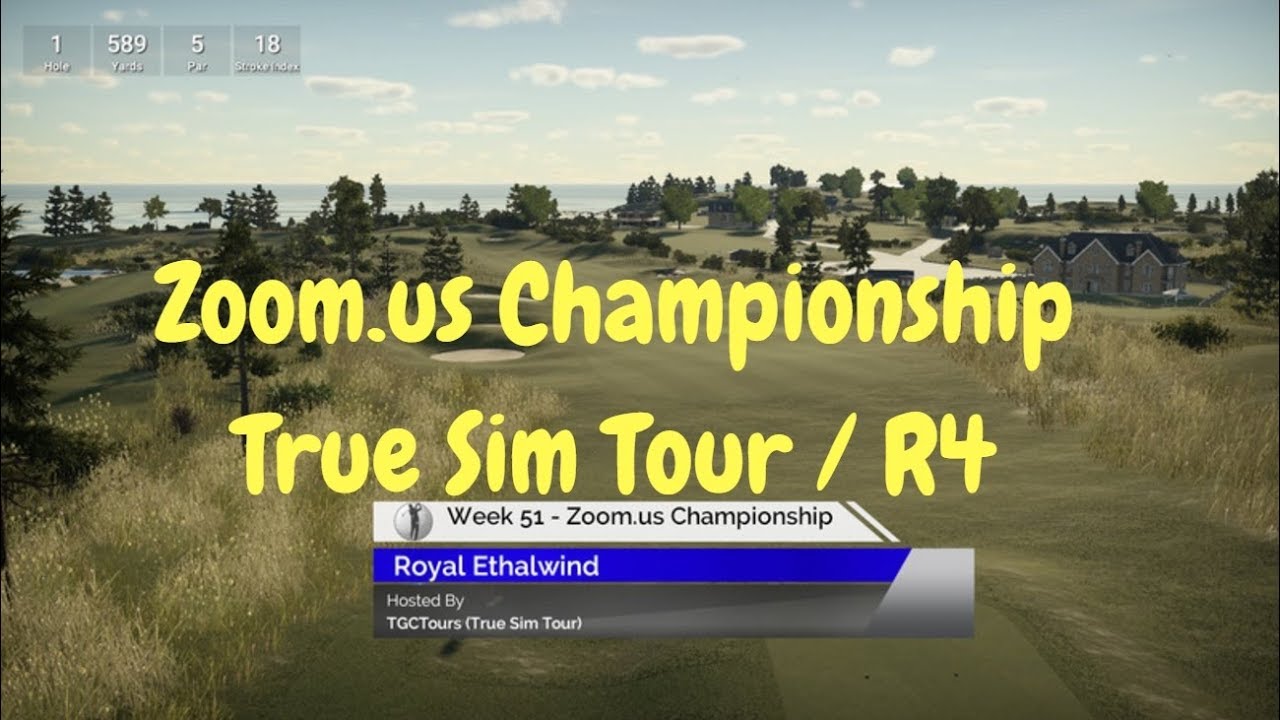 The Golf Club Gameplay - Zoom.us Championship / True Sim Tour R4 ...