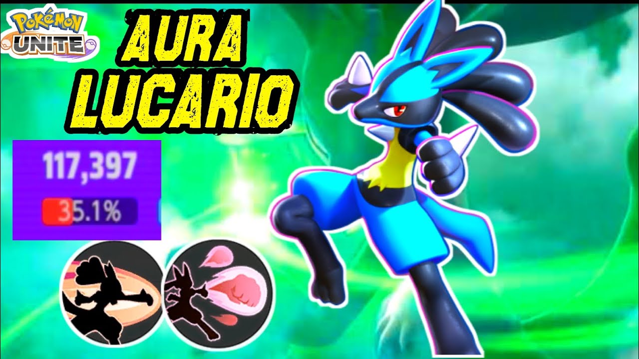 LUCARIO POWER-COMBAT 🌀 UNLEASHED | 16KO 117K DAMAGE Pokemon unite # ...