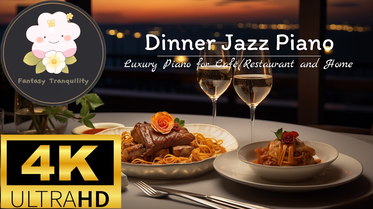 Dinner Jazz Music | Happy & Relax Piano Jazz, Luxury Hotel/Cafe Style ...