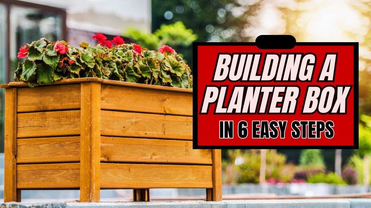 How to Build a Planter Box? DIY Garden Design Ideas - YouTube