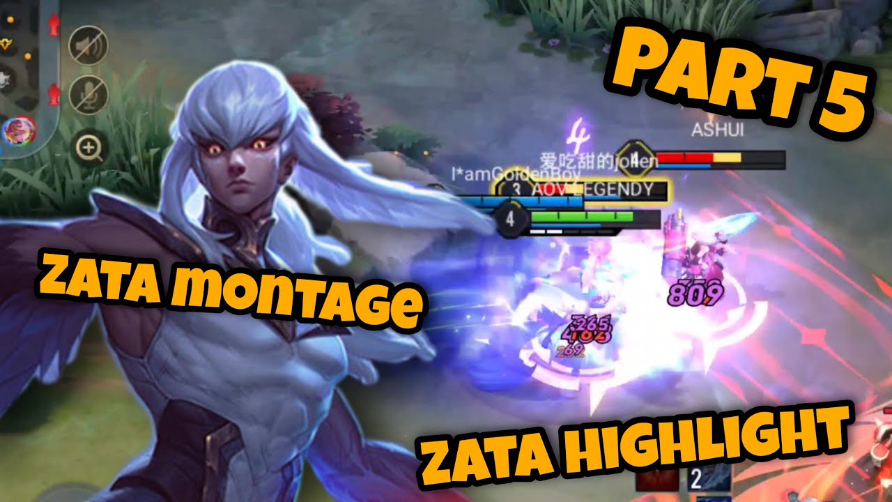 Zata Highlight, Montage And Best Moments Part 5 | Arena Of Valor Zata ...