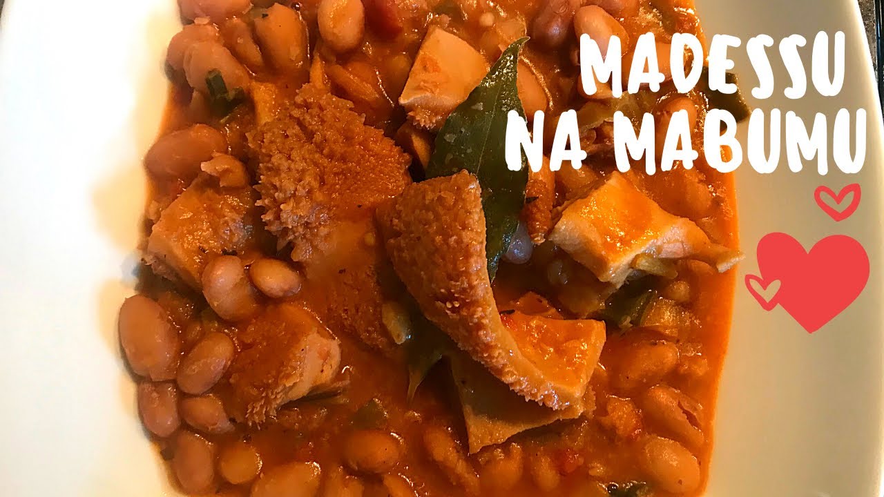 Madessu na mabumu/ (Congolese beans and tripes) - YouTube