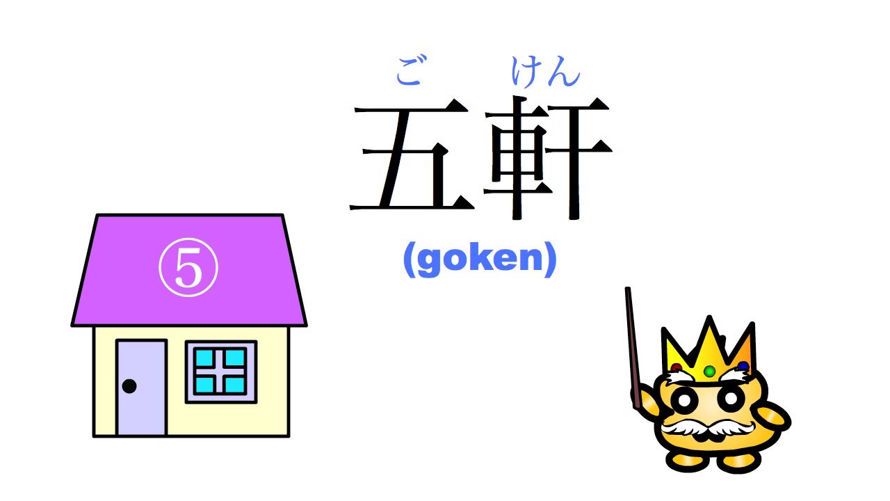 How to Count in Japanese - Counting Buildings with Japanese Counter 軒 ...