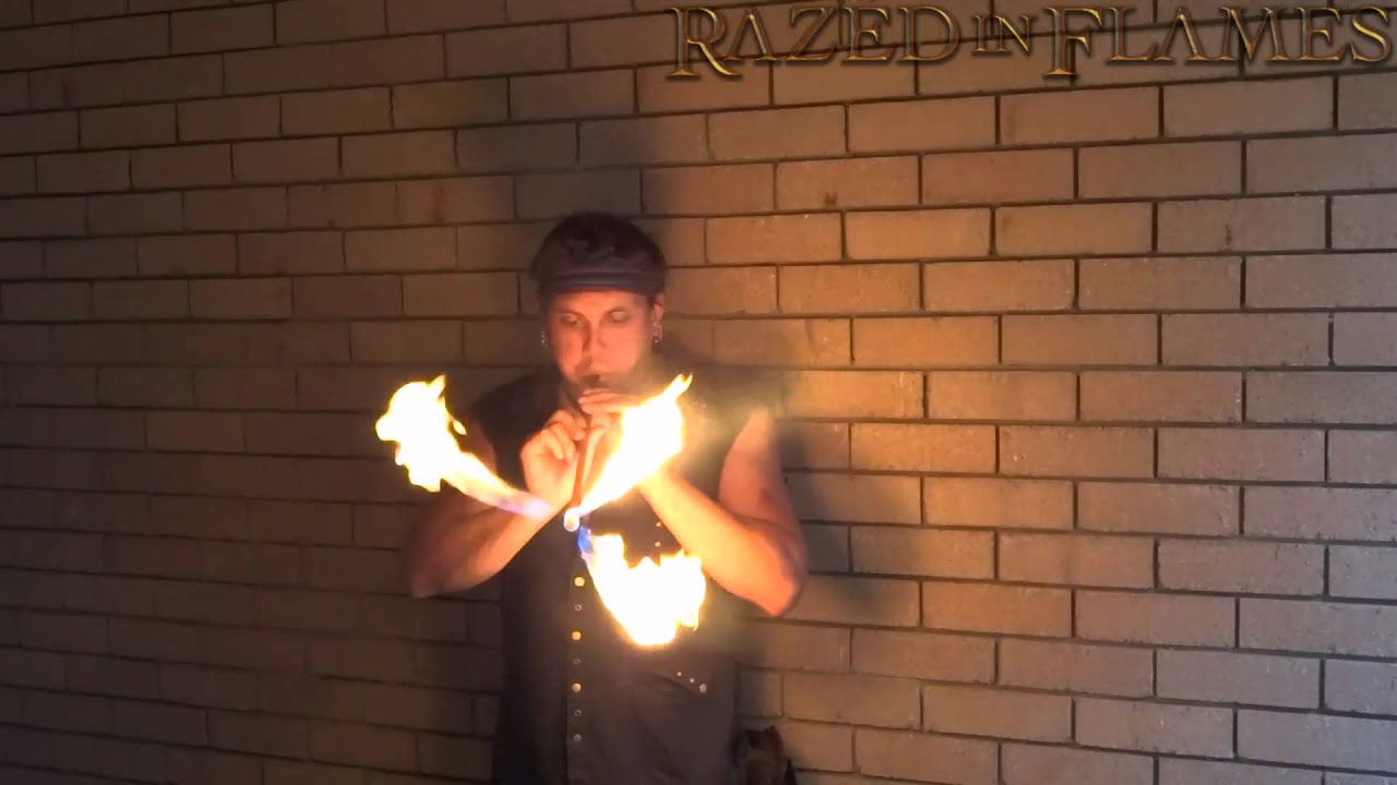 Triforce Torch - Advanced Fire Eating Equipment - YouTube