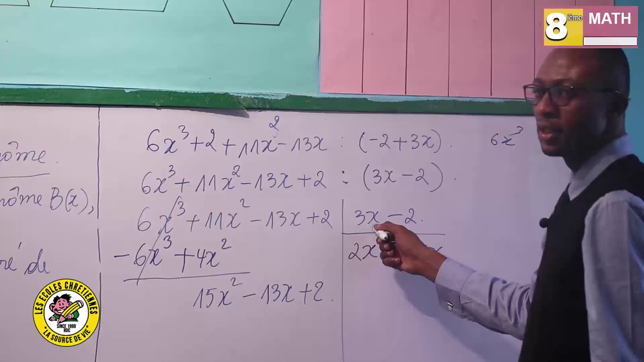 MATH DIVISION POLYNOMES PAR UN POLYNOMES - YouTube