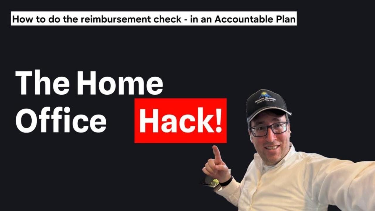 Home office Accountable plan how to reimburse yourself - YouTube