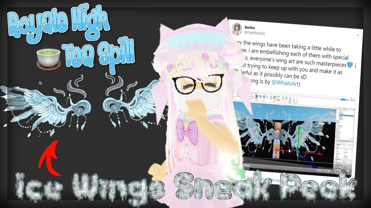 Royale High - New Ice Wings Sneak Peek | RH Wings News & Tea - YouTube