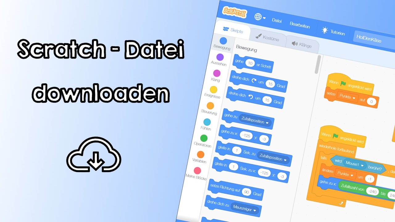 Scratch Datei herunterladen - YouTube