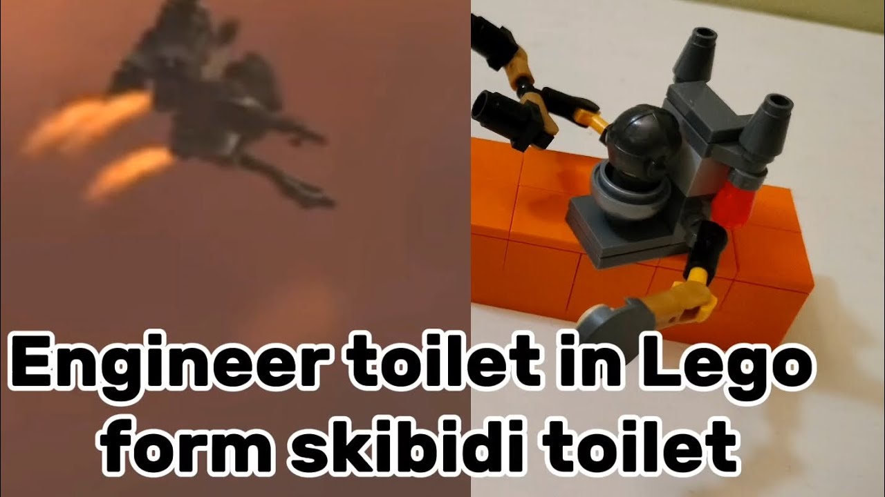 Engineer toilet in Lego form skibidi toilet (full tutorial) - YouTube