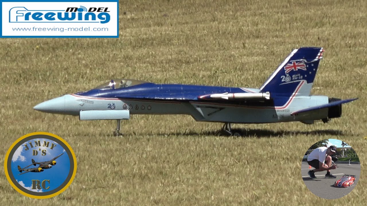 Freewing F/A-18 Hornet 90mm - Final Flight - YouTube