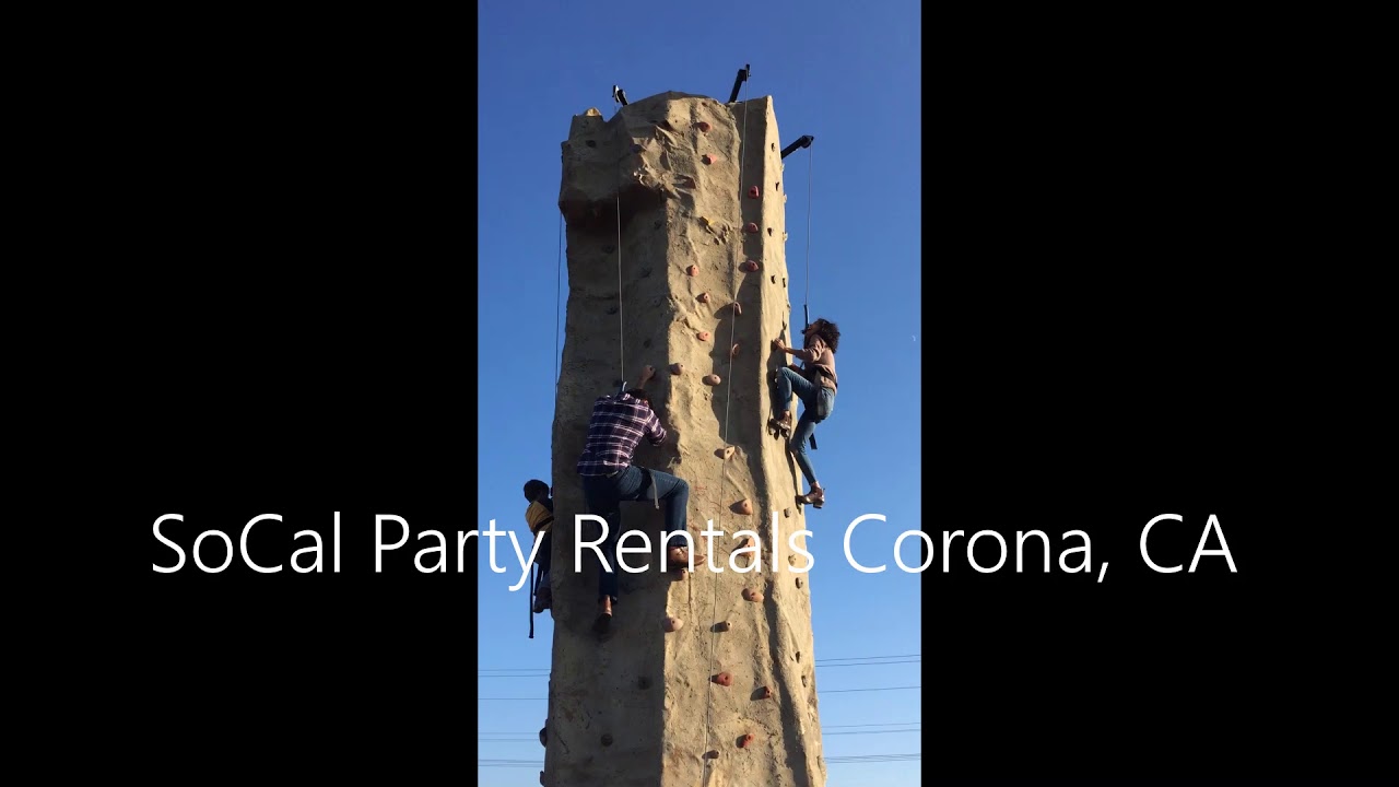 SoCal Party Rentals has Mobile Rock Climbing Walls. Portable rock ...