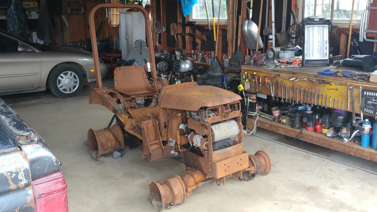 I Bought A Burned Tractor!!!! - YouTube