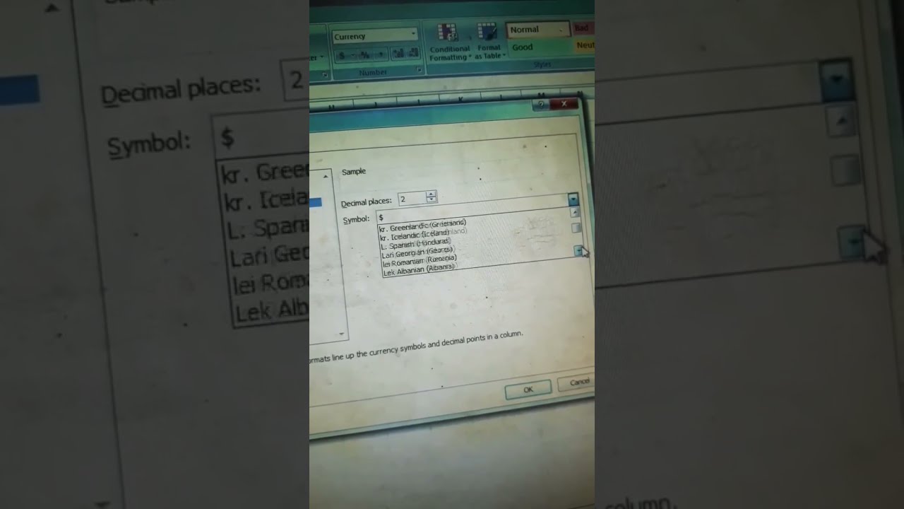 HOW TO ADD CURRENCY SYMBOL IN MS EXCEL YouTube HOW TO ADD CURRENCY SYMBOL IN MS EXCEL YouTube
