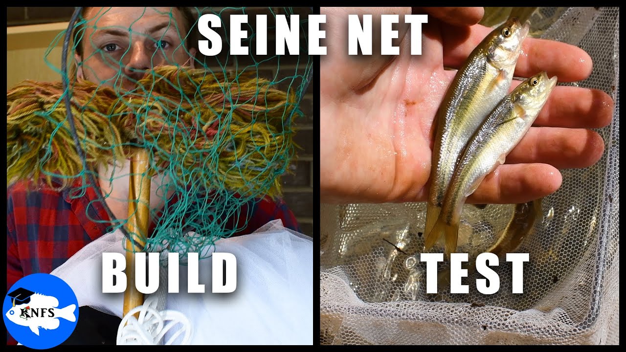 DIY Fishing Net | Building a Seine Fishing Net from Stuff Around the ...
