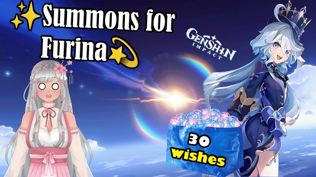 ONLY 30 wishes and INSANE LUCK | Furina Pulls | Genshin Impact | # ...