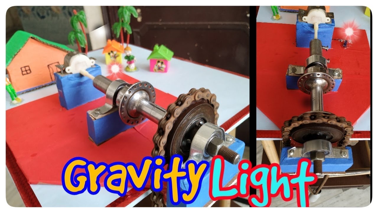 Gravity Light free energy generator, science project, do it yourself ...