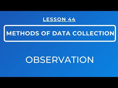 LESSON 44 - OBSERVATION: MEANING, TYPES, CHARACTERISTICS, STRENGTHS ...