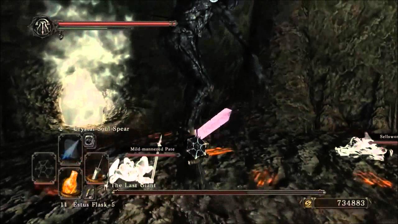 Dark Souls 2 - The Last Giant Boss Walkthrough - YouTube