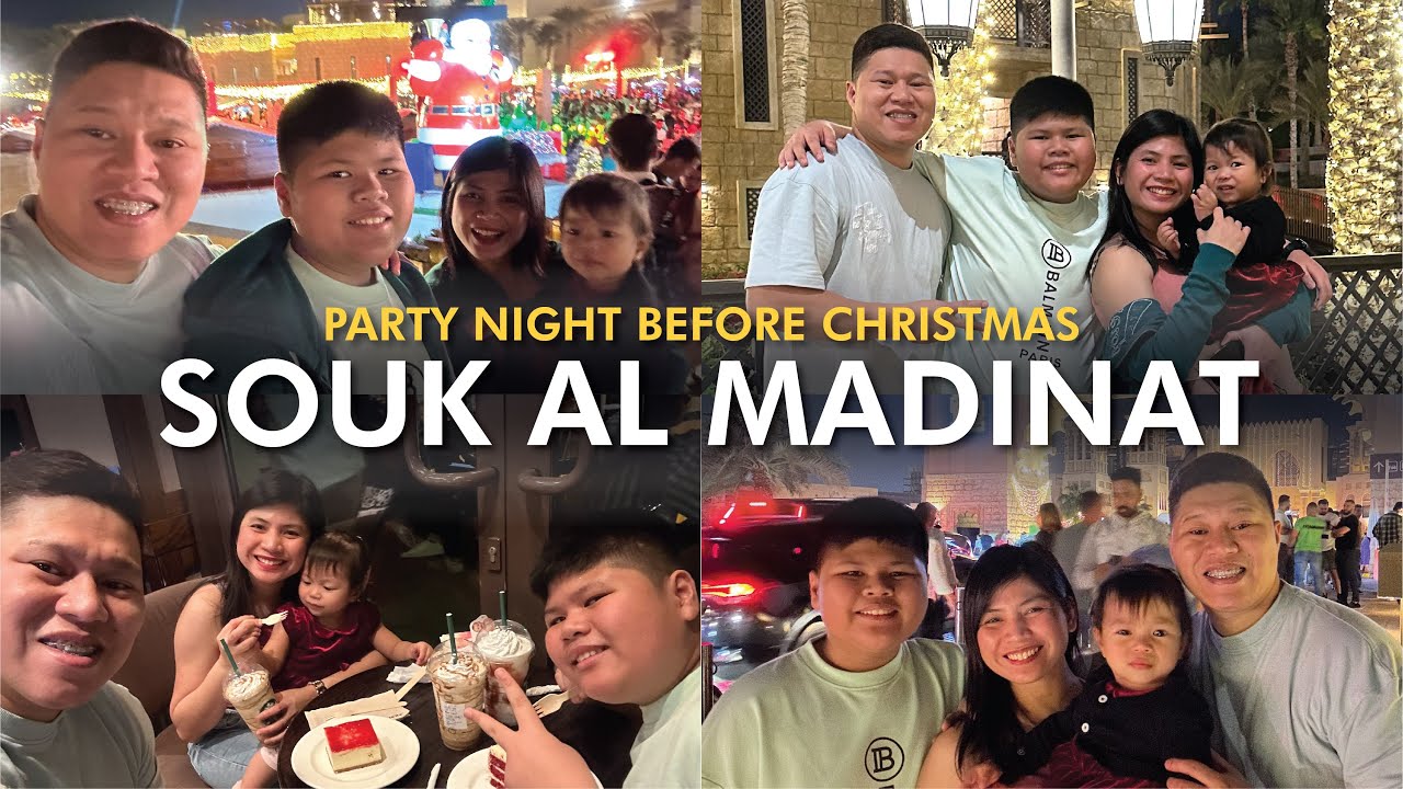 Party night before Christmas 2023 at Souk Al Madinat | The Olayan Vlogs ...