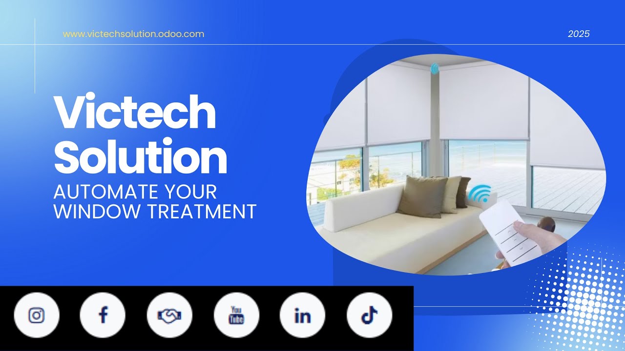 Automatic Roller Blinds | Automate Your Window Solution | Victech Solution - YouTube