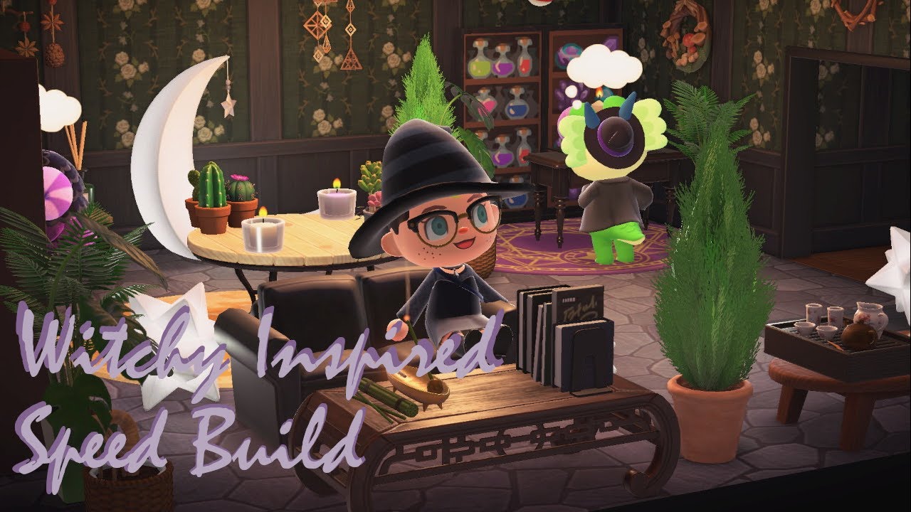 Witch Inspired Speed Build ACNH - YouTube