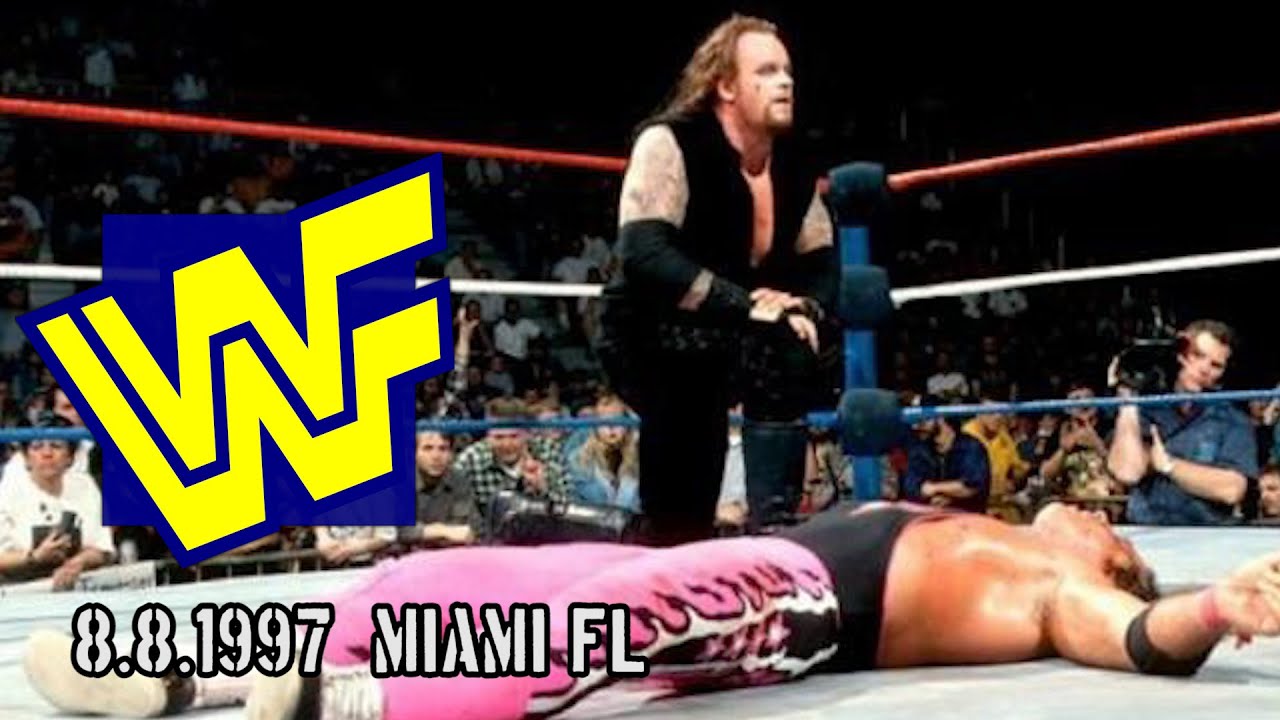 WWF Miami, FL : August 8th, 1997 Results (Undertaker vs Bret Hart ...