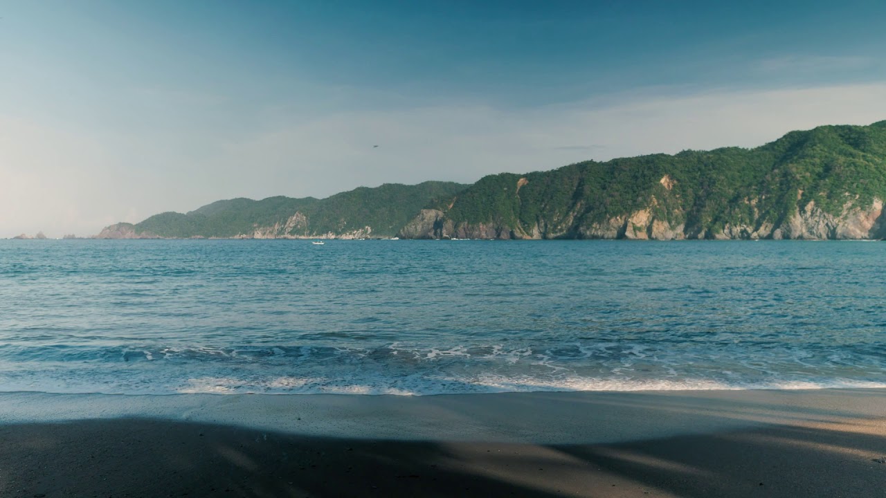 Nature's Video Empty Sea Scene from the Beach HD Free to use No ...