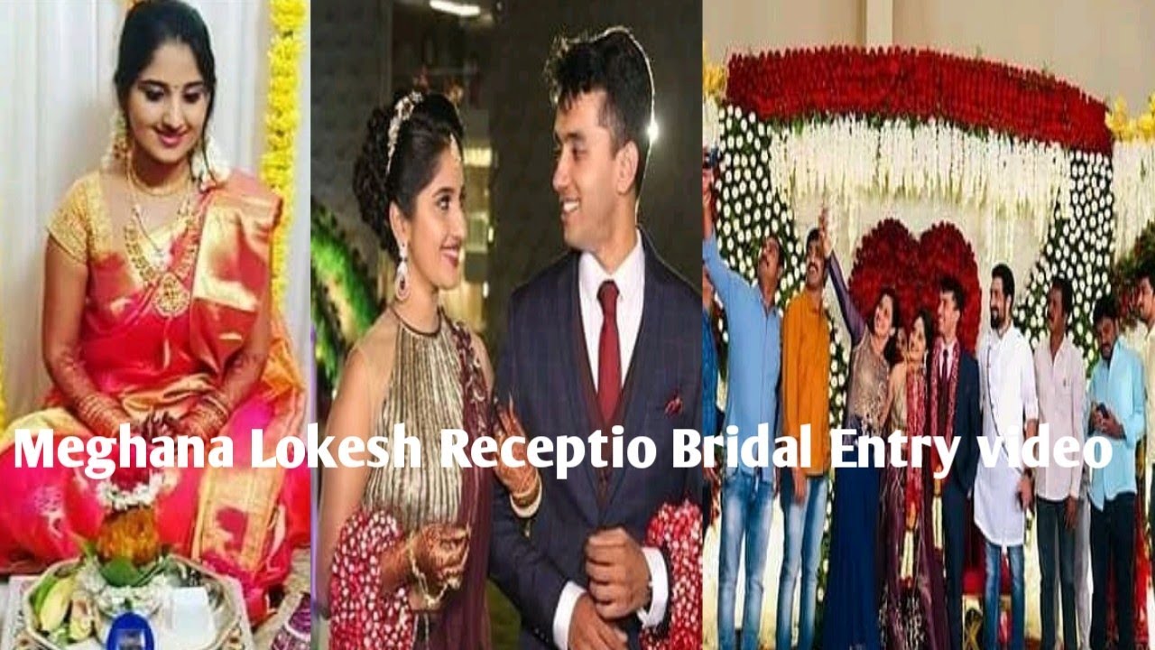 Meghana Lokesh reception Pellikuthuru Mehandi function video - YouTube