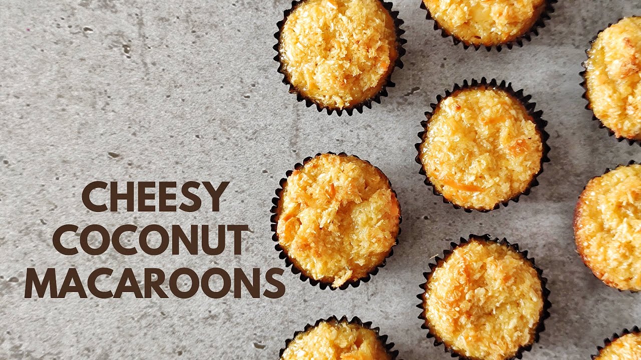 CHEESY COCONUT MACAROONS || EASY RECIPE || WEEKEND BAKING - YouTube