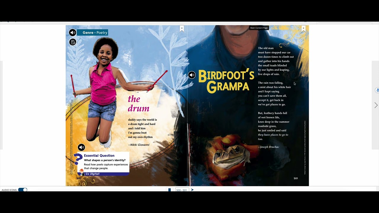 Wonders Unit 6 Week 5 Poems - YouTube