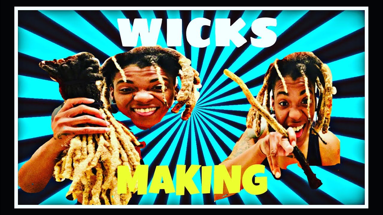 DIY How to make Wick Locs/Dreads (Needle method) - YouTube