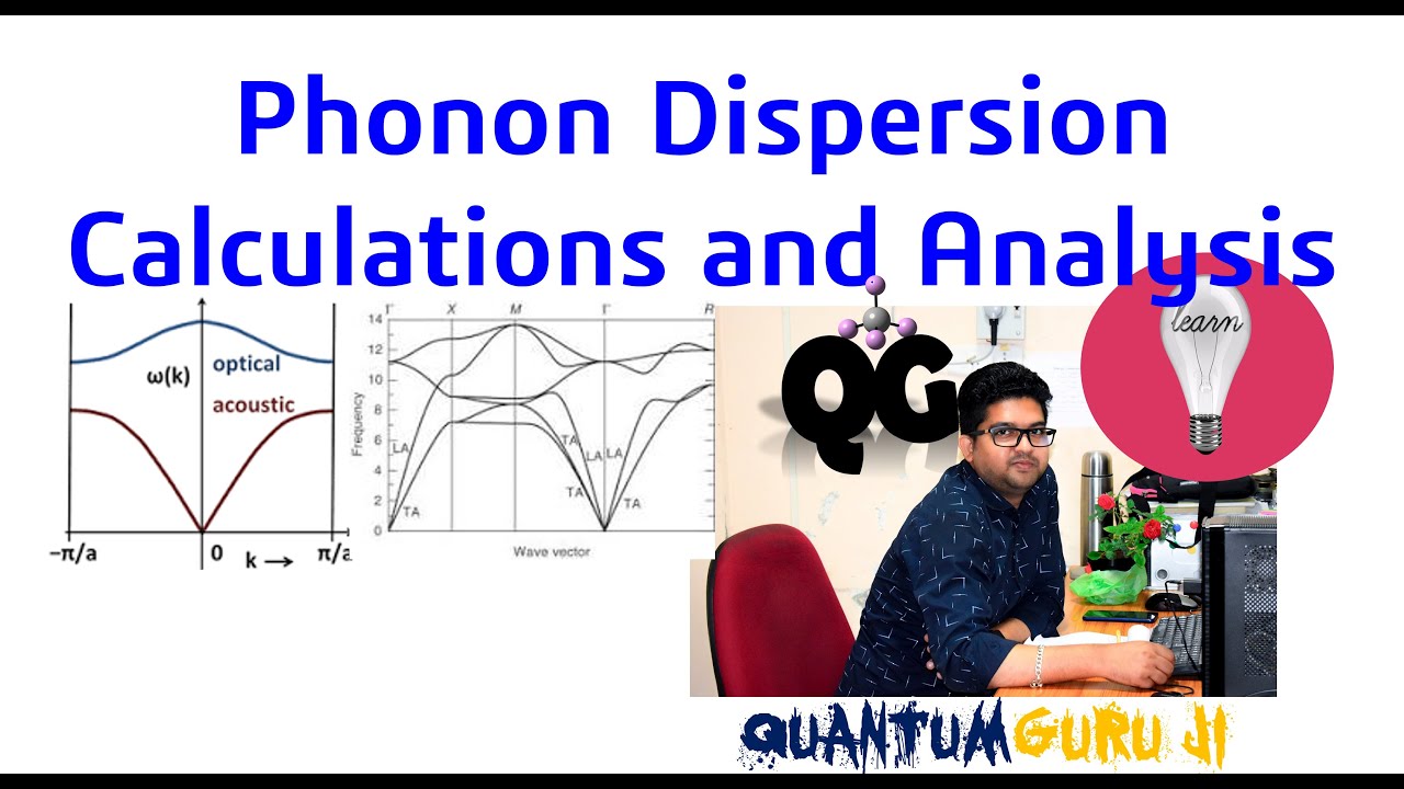 Phonon Dispersion Calculations and Analysis- Part 2 ||Gaurav Jhaa - YouTube