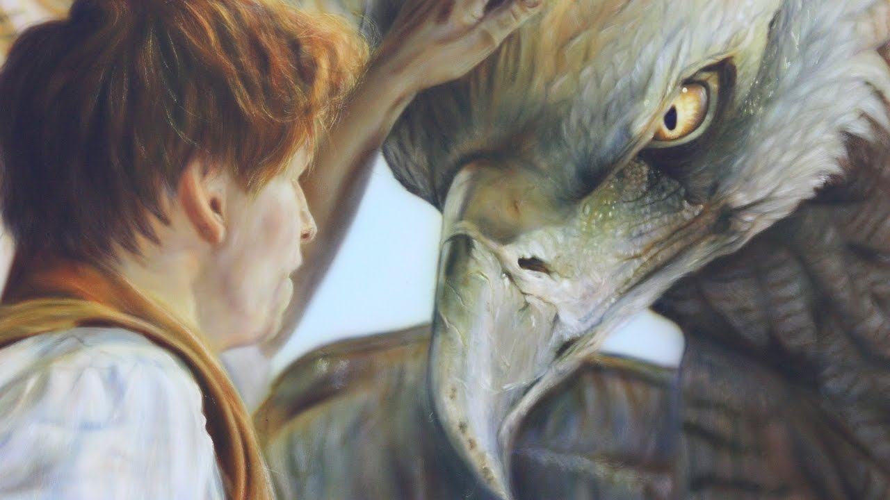 Airbrush speedpaint. Frank the thunderbird and Newt from "Fantastic ...