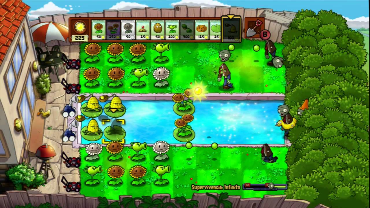 Plantas vs Zombies Supervivencia Infinito - Una buena estrategia ...