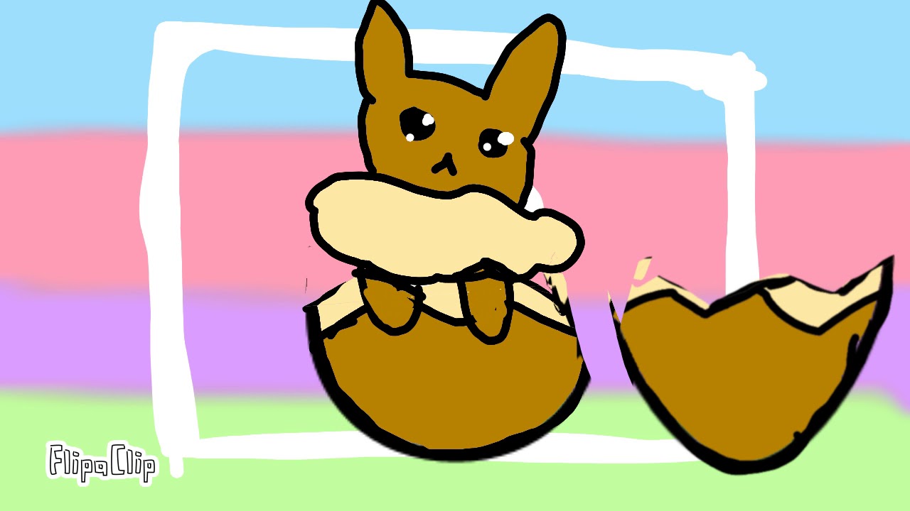 Eevee egg hatches and cuddles sylveon - YouTube