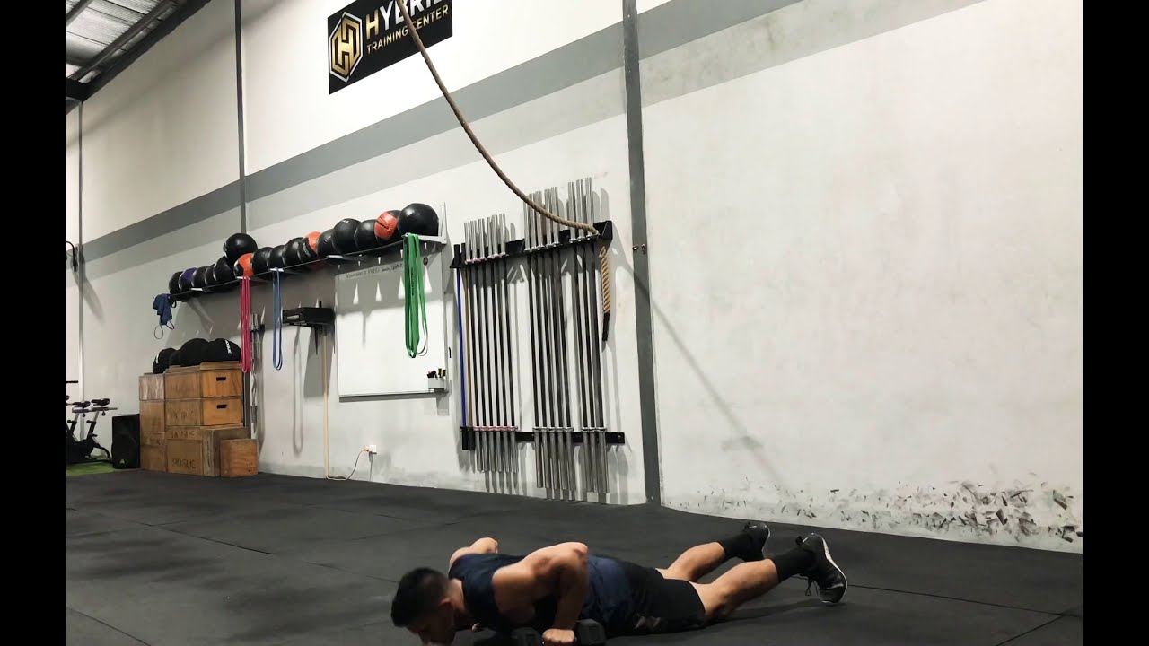 Single Dumbbell Devil press - YouTube