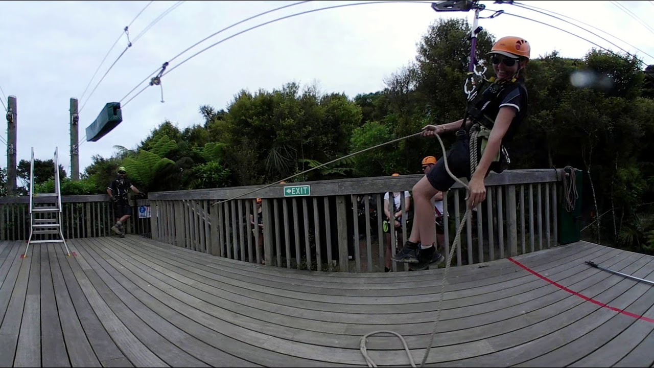 Zip Lining Waiheke Island, New Zealand Gear 360 (Zip Line 360 Video ...